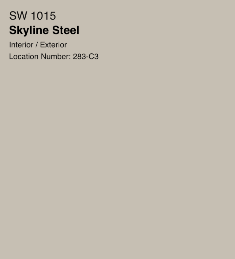 A Guide to Sherwin-Williams Skyline Steel (SW 1015) - Your Designer BFF